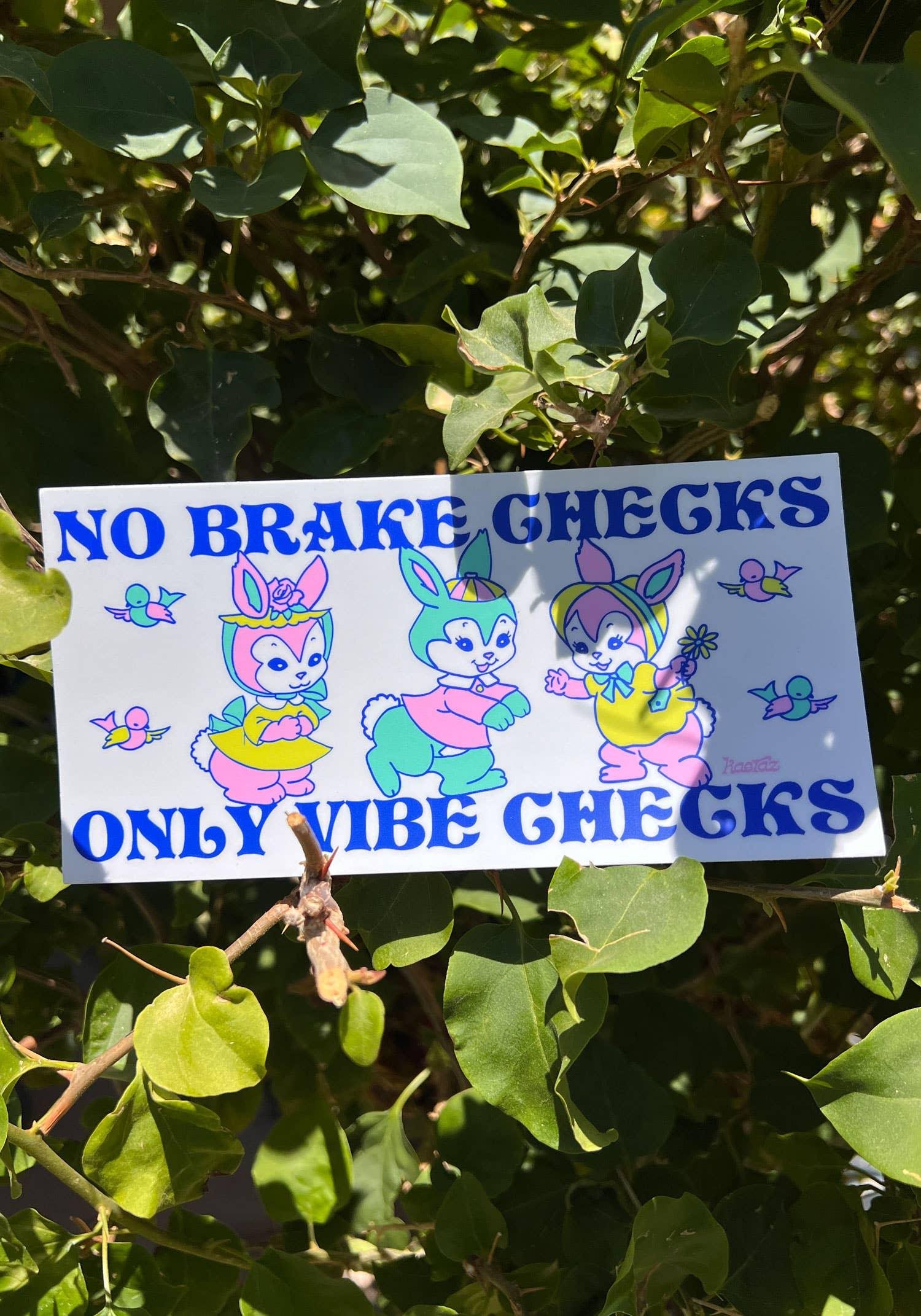 Only Vibe Checks Bumper Sticker – Bubble Wrapp Toys
